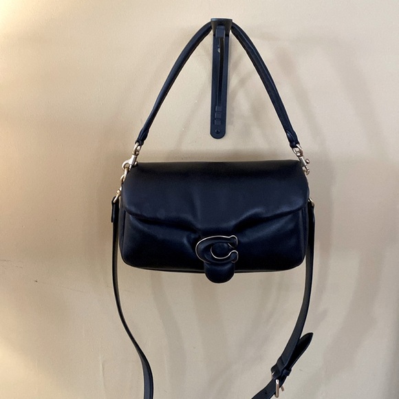 Coach | Bags | Coach Puff Tabby With Both Straps Black 26 | Poshmark